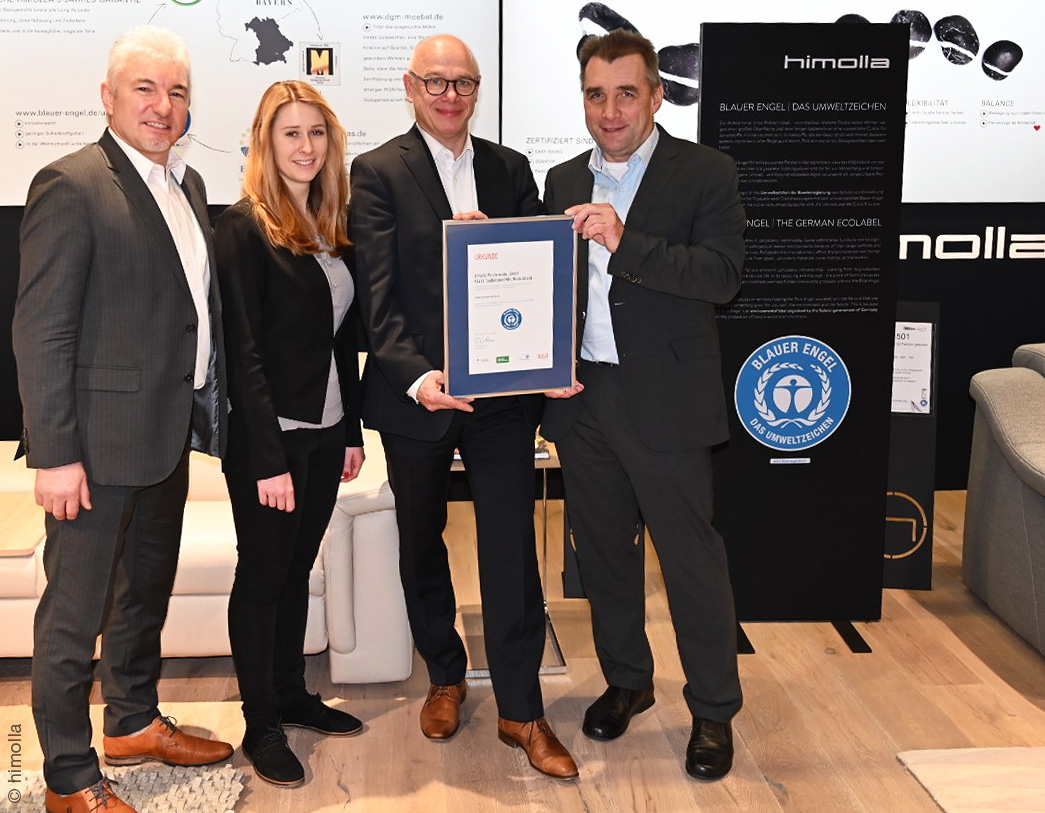 Blauer Engel für Möbelhersteller himolla | Blauer Engel